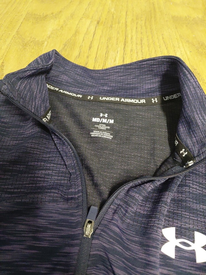 Under Armour Medium Long Sleeve Lightweight Training Top Purple See ...