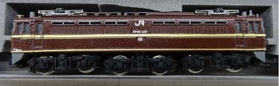 Unknown Okayama locomotive district EF65 123 old color electric ...