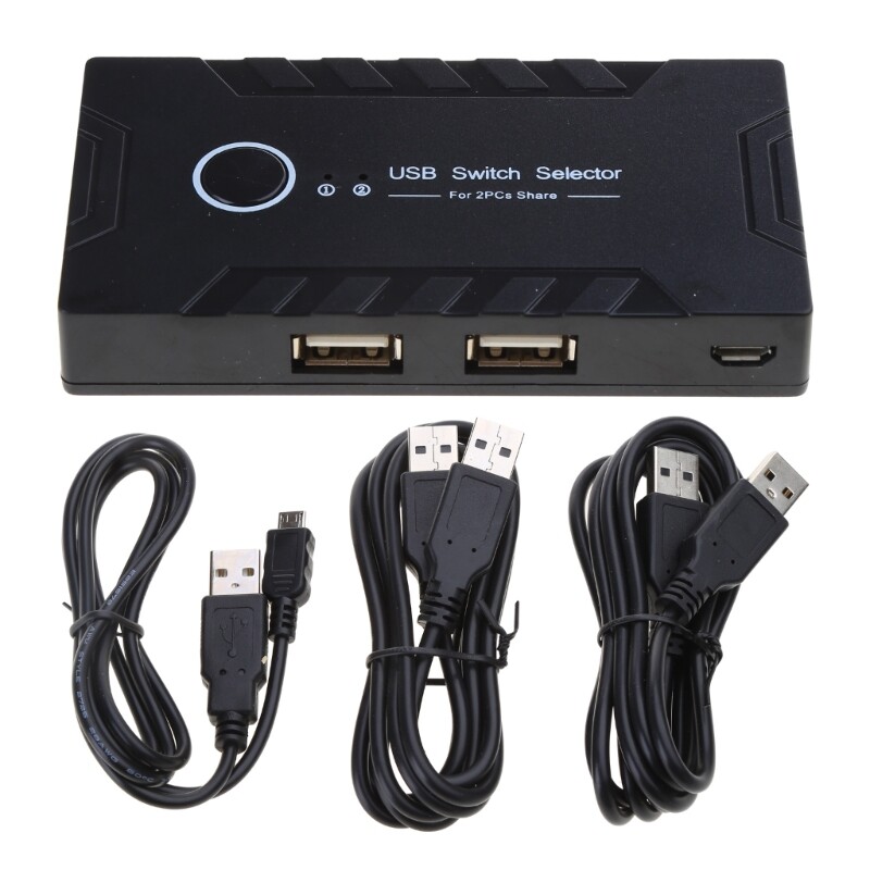Printer Sharing Hub Usb2.0 Switcher Device KVM Switch Selector Dock ...