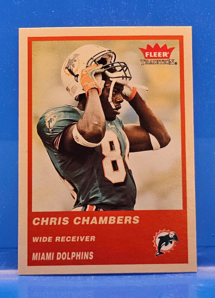 Chris Chambers, WR - Fleer-Tradition / Skybox - Dolphins, 2004 - #120 ...