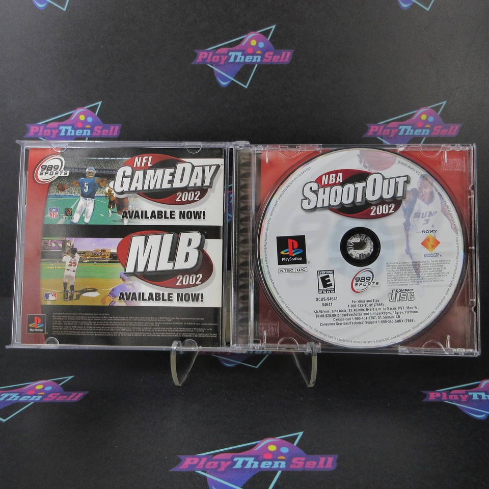 NBA Shootout 2002 PS1 PlayStation 1 - Complete CIB 711719464129 | eBay