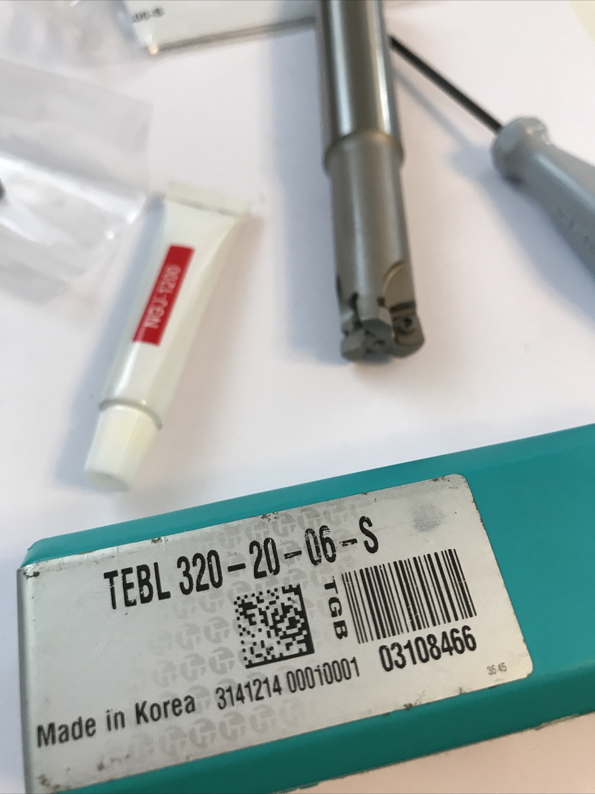 TEBL 320-20-06-S TAEGUTEC END MILL CUTTER CHASE 2 FEED EXCHANGABLE ...