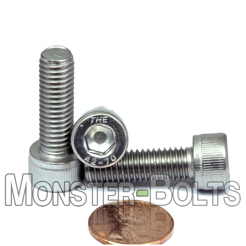 M8 Stainless Steel Socket Head Cap Screws, A2 / 18-8 Metric DIN 912, 1. ...
