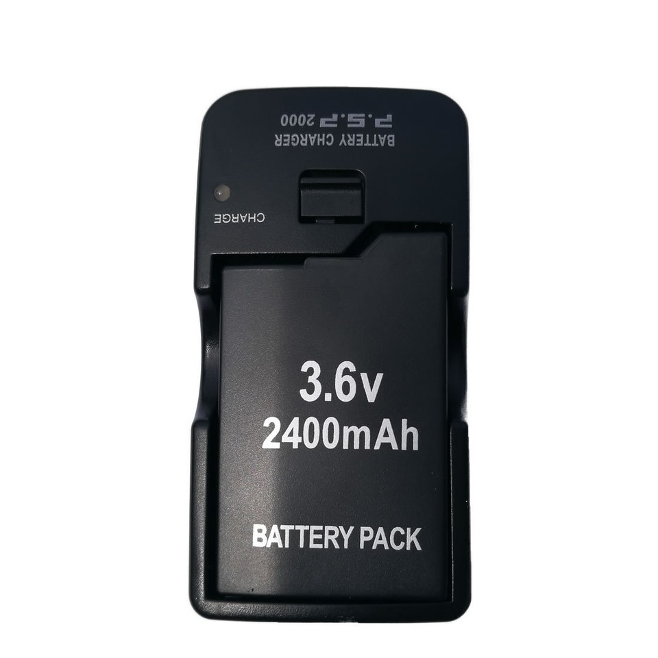 2400mAH BATTERY PACK FOR SONY PSP 3000 3001 3003 3004 lite / WALL ...