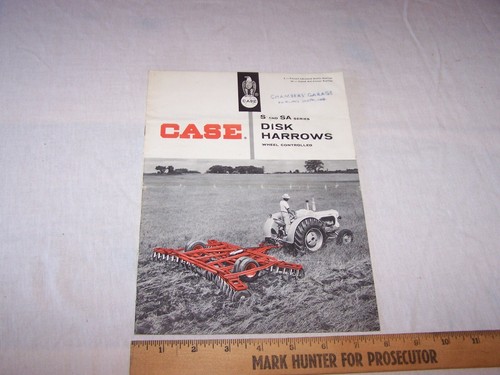 1958 CHAMBER'S GARAGE - BOWLING GREEN INDIANA Case Disk Harrows ...