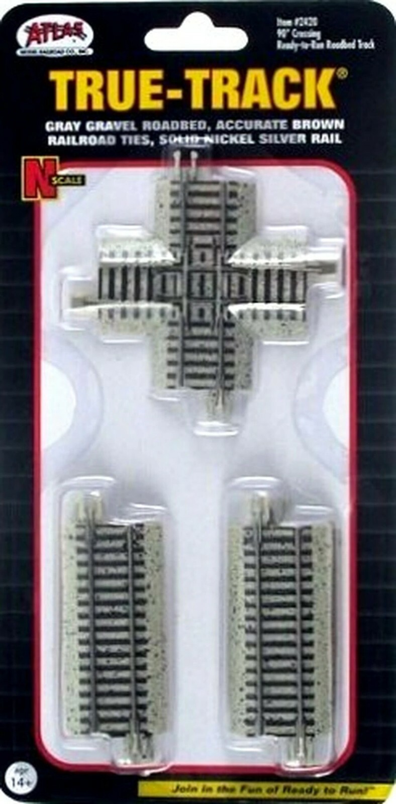 N Scale Atlas True Track 2420 Code 65 90-Degree Crossing | eBay