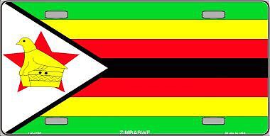 Zimbabwe Flag Metal Novelty License Plate Tag LP4180 | eBay