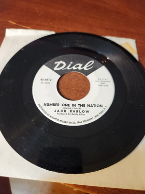JACK BARLOW I LOVE COUNTRY MUSIC / NUMBER ONE IN THE NATION 45 RPM ...