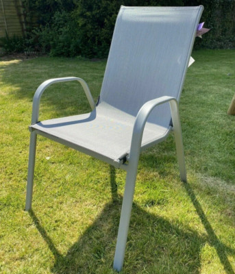 Sicily Garden Chairs Set of 6 - Stackable Garden Furniture Without ...