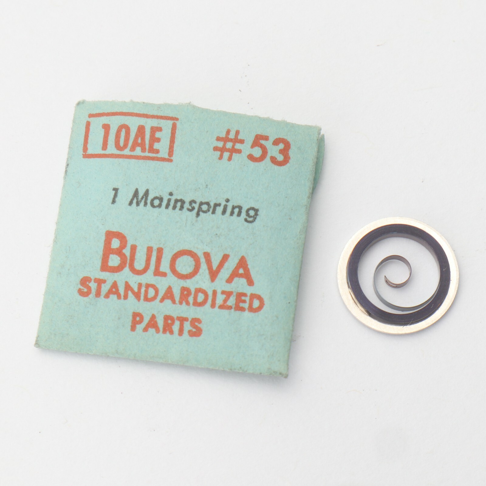 NOS Genuine Bulova Mainspring for 10AE Watchmakers Parts For Repairs ...