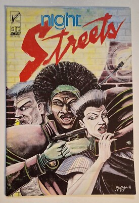 Comic Book "Night Streets" #5 December 1987, Free Shipping | eBay