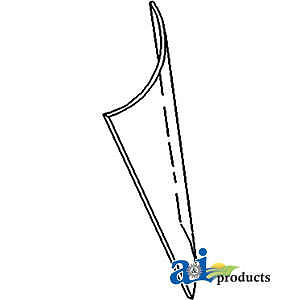 R50754 Lower Right Windshield Glass fits Case 4030 John Deere 3150 3155 ...