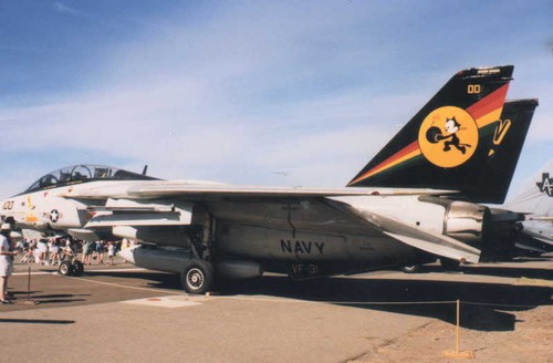 VF-31 TOMCATTERS US NAVY PATCH FELIX CAT PIN UP F14 VF1B BOEING F4B VF6 ...