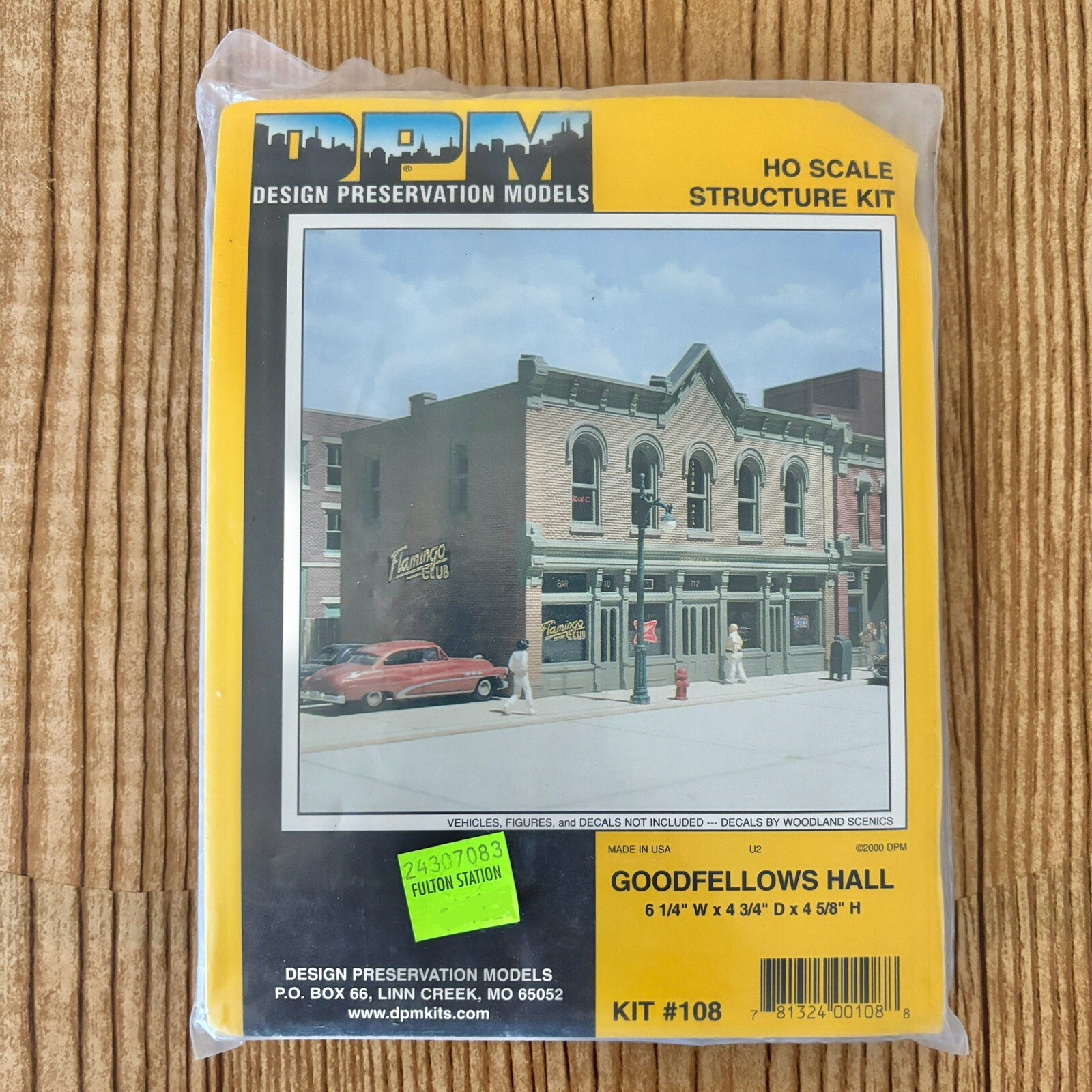 NEW DPM HO Scale Structure Kit 108 GOODFELLOWS HALL Building Toy Model ...