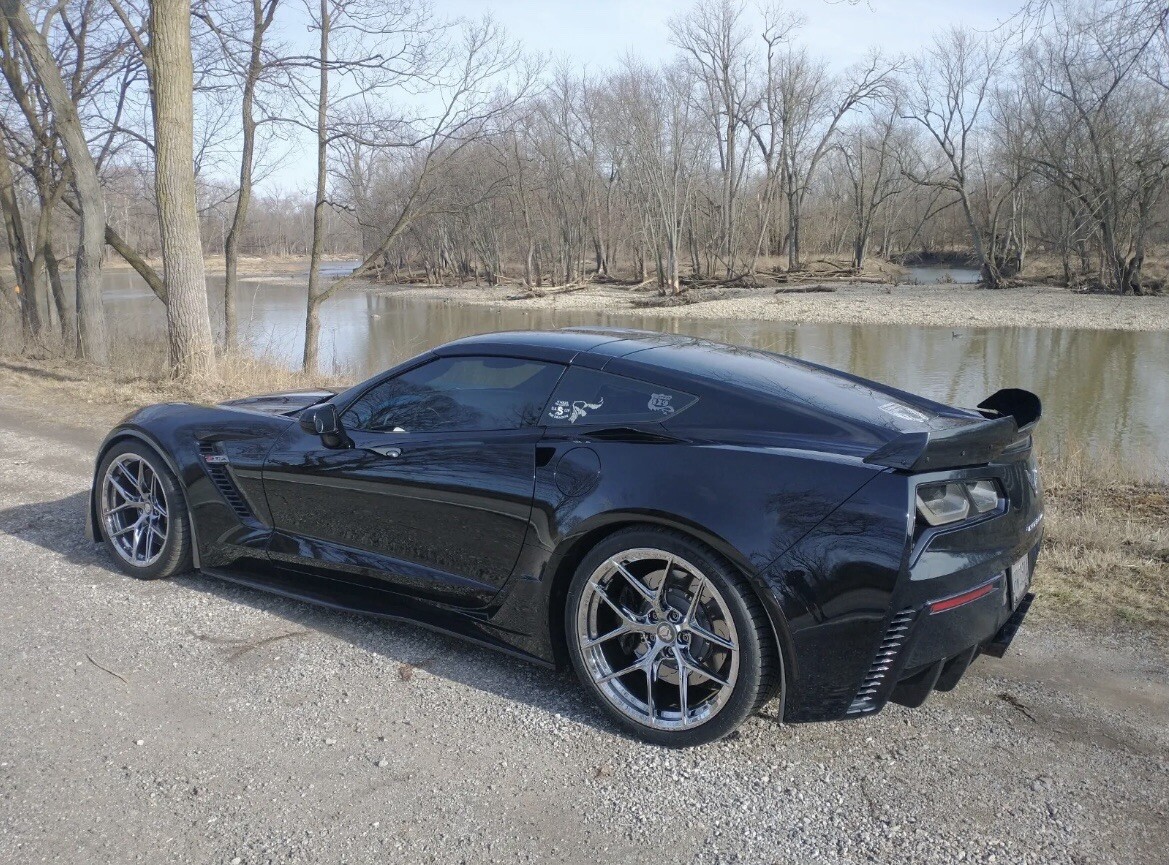 19" 20" ALT5 Forged Chrome wheels for C6 C7 Corvette Z06 Grand Sport ...