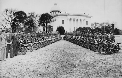 Alabama Motorcycle State Motorcycle Patrol 1936 11 x 17 Photograph | eBay