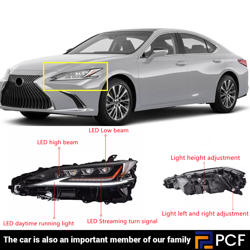 Upgradation LED Headlights Front Lamp Assembly for 2020-2023 Lexus ...