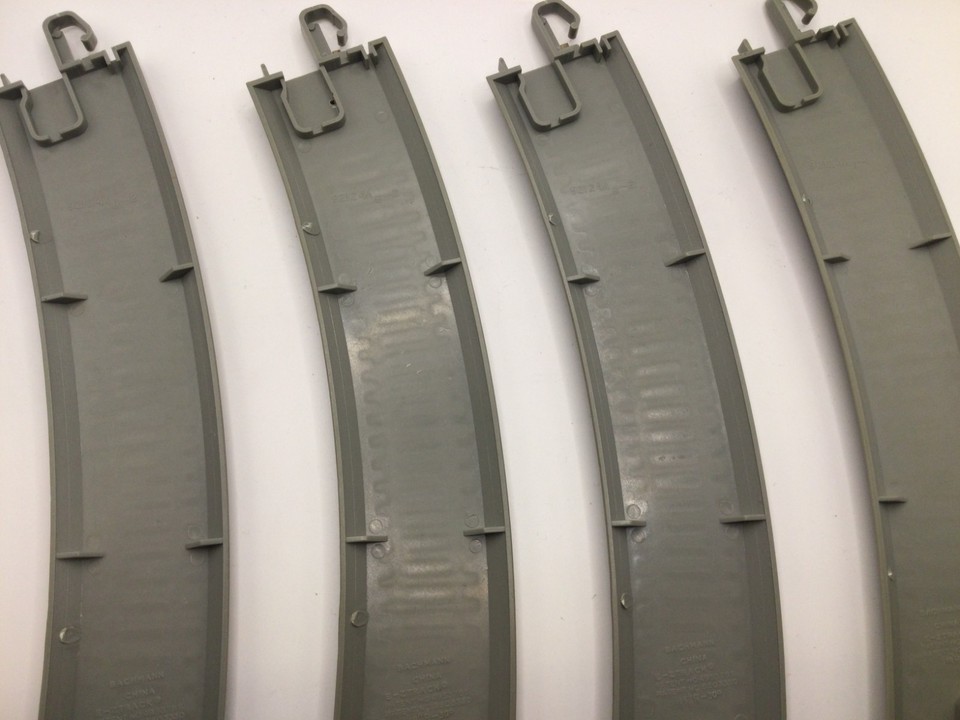 HO Scale Bachman E-Z Track Set of 10 (6x 92123A6-1, 4x 92124A8-2) | eBay
