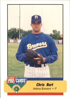 Chris Burt 1994 Fleer ProCards #3605b RC Card *AutographDen* FREE SHIP ...