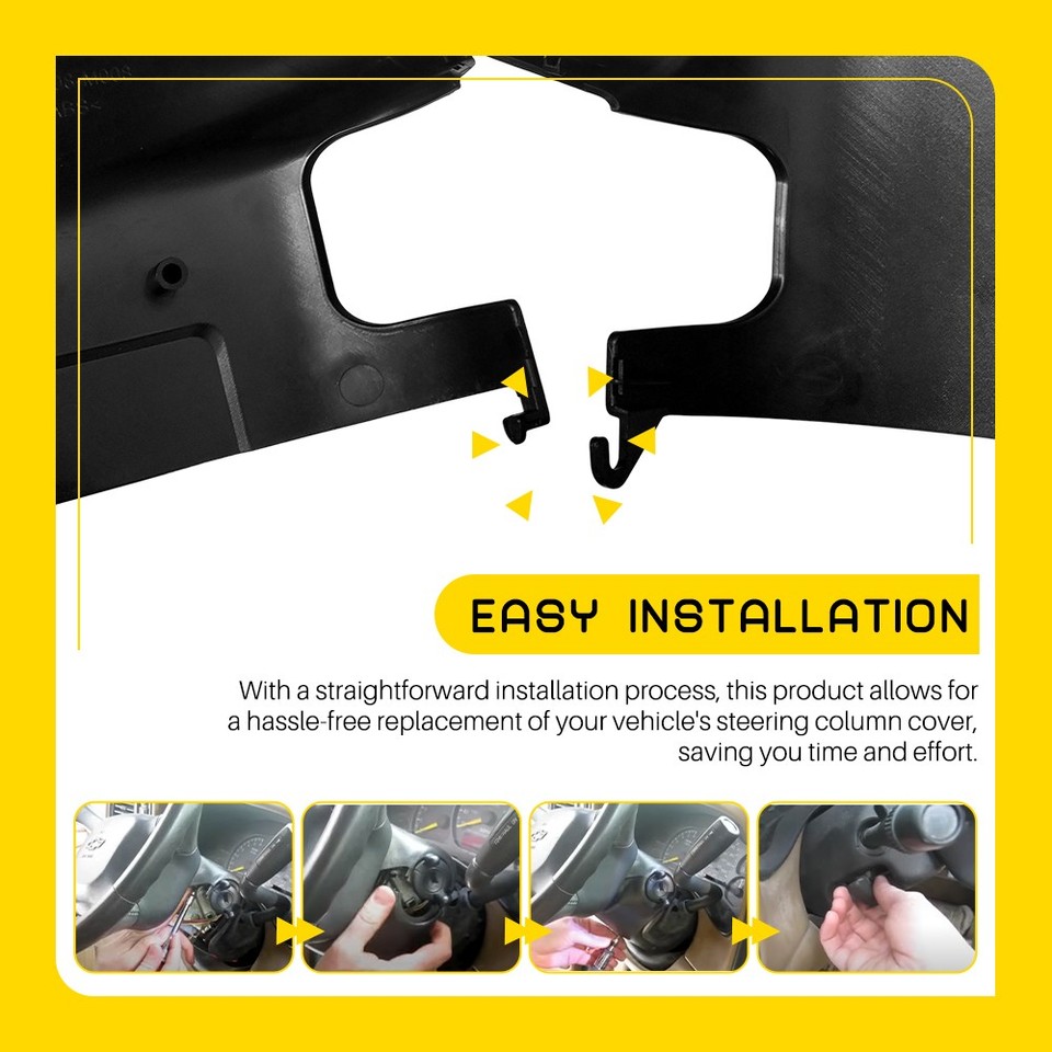 For 1999-02 Silverado & Sierra Upper & Lower Steering Column Cover ...