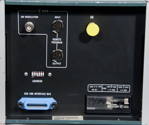 Tegam/Lucas Weinschel System IIA RF Power Sensor Calibration System 0. ...
