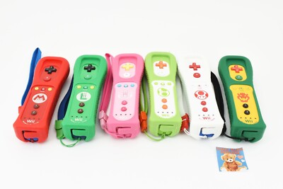 Lot 6 Nintendo Wii Controller Remote Control Plus Mario Luigi Peach ...