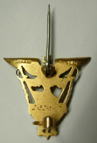 1922 USNA Naval Academy 14K Gold Class Pin - Named "RRJ. ". | eBay
