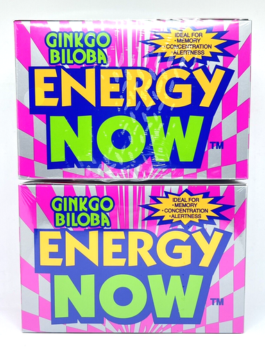 Ginkgo Biloba Energy Now 3 Tablets 24 Packet Display Box (2 Boxes) | eBay