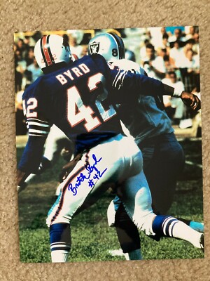 Bills Butch Byrd Signed 8x10 W/COA | eBay