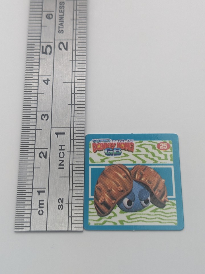 Flapper 25 Super Donkey Kong Bros Card mini Game Boy Nintendo 1995 ...