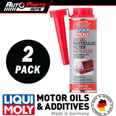 Twin Pack Liqui Moly Diesel Particulate Filter Anti Clog DPF Cleaner ...