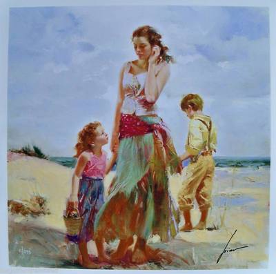 Pino Golden Afternoon Limited Ed Hand S Giclee On Canvas Pcoa Ed