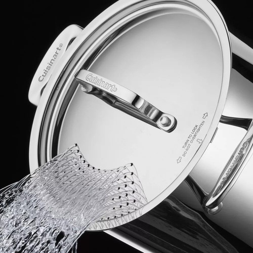 Cuisinart Classic 5.75qt Stainless Steel Pasta Pot w/Straining Cover ...