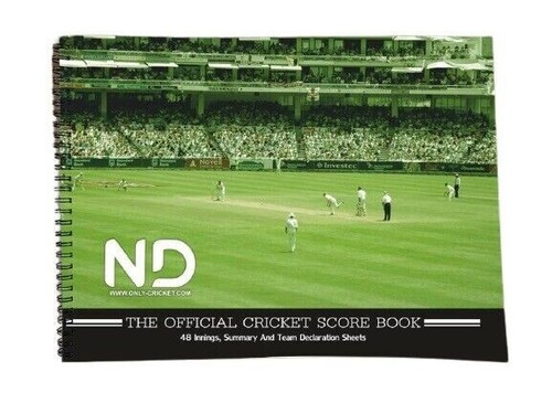 ND Scorebook Score Book Cricket Accessory Book 48 & 60 Inning UK | eBay UK