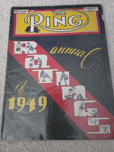 February 1950 The Ring Boxing Magazine – Annual Ratings | eBay