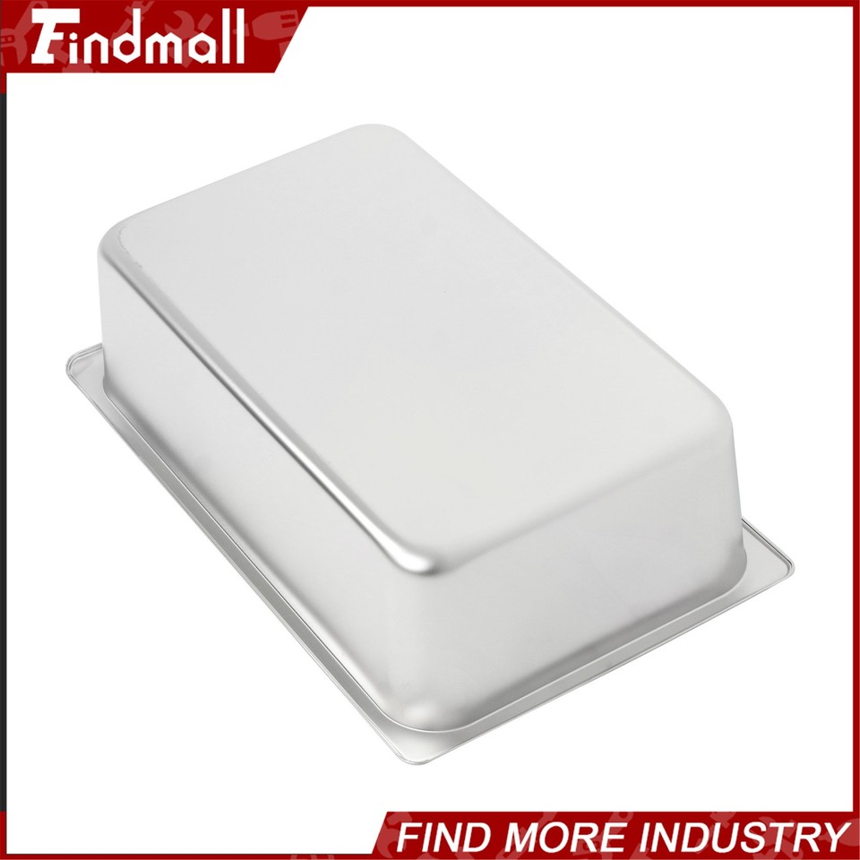 Findmall 6 Pack 6" Deep Stainless Steel Steam Table Pans Hotel Food ...