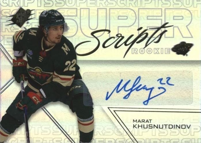 2024-25 Spx - Super Scripts Rookies Marat Khusnutdinov #SSR-MK (AU, RC ...