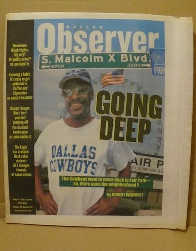 Dallas Observer Magazine May 2004 Cowboys Fair Park Rangers KEGL The ...