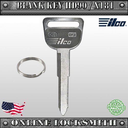 New Uncut Replacement Key For Honda & Acura Vehicles - HD90 / X181 ...