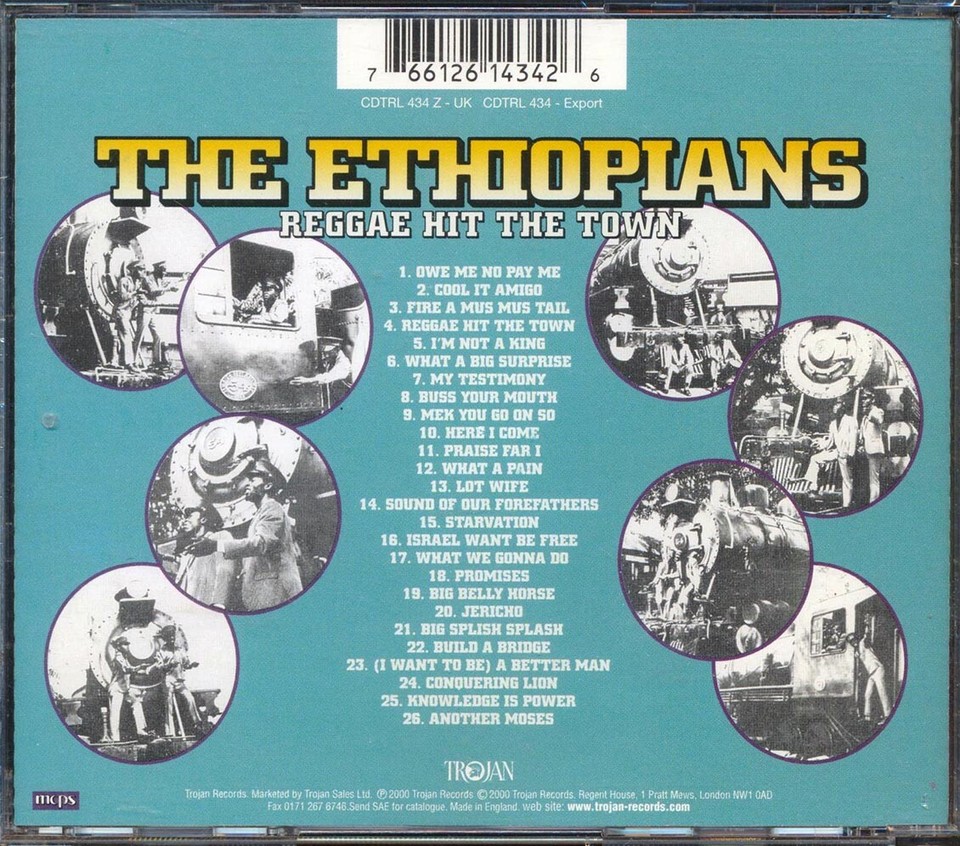 CD The Ethiopians - Reggae Hit The Town | eBay