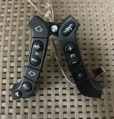 BMW OEM E46 SEDAN STEERING WHEEL CRUISE CONTROL SWITCH BUTTONS AUDIO ...
