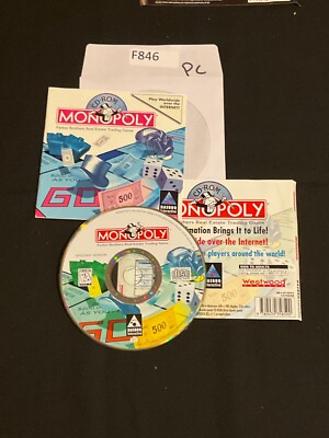 Monopoly CD-ROM Hasbro Interactive Windows PC No Case No Tracking #F846 ...