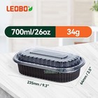 45Pack Meal Prep Containers 1 Compartment Bento Box w/Lids Reusable ...