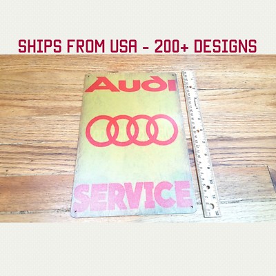 Audi Sign Audi Garage Sign Metal Audi Sign Audi A8 A6 A5 R8 Sign Audi ...