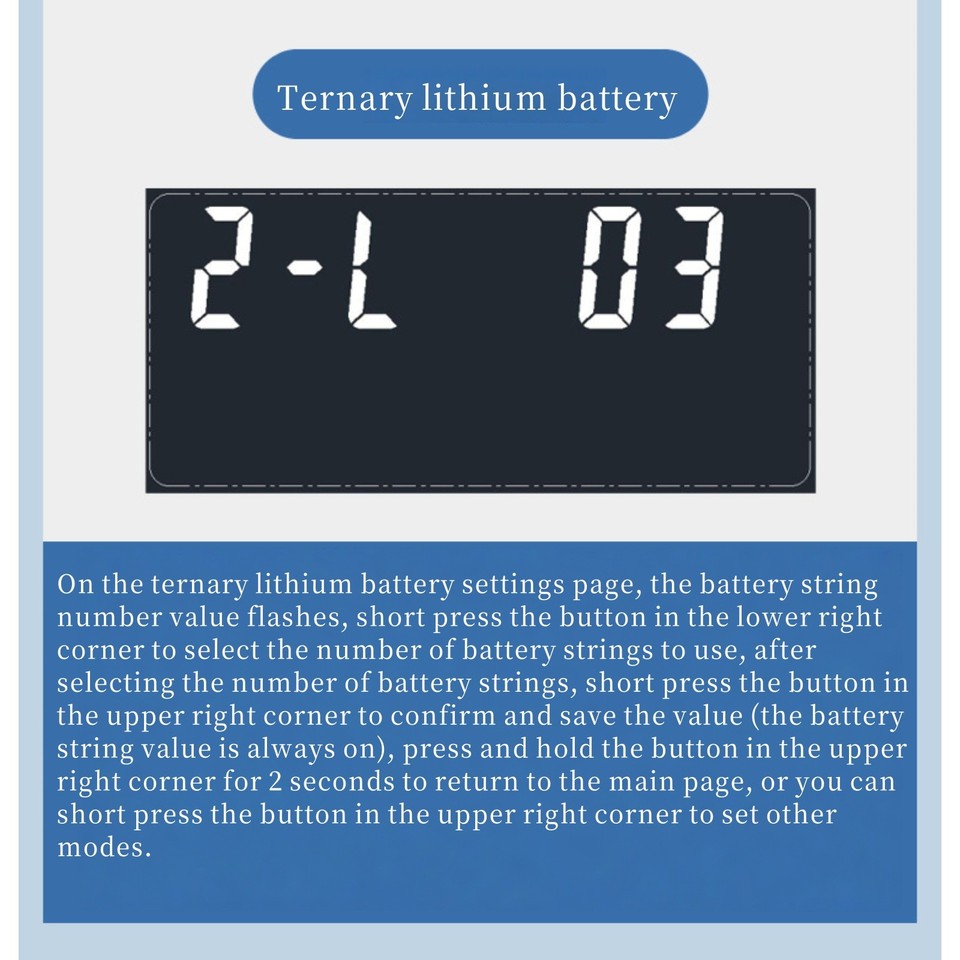 Battery Monitor Meter LCD Display 12v 24v 36v 48v 60v 72v For RV Solar ...