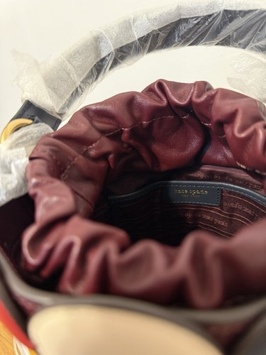 Kate Spade New York Dottie Small Smooth Leather Bucket Bag | eBay