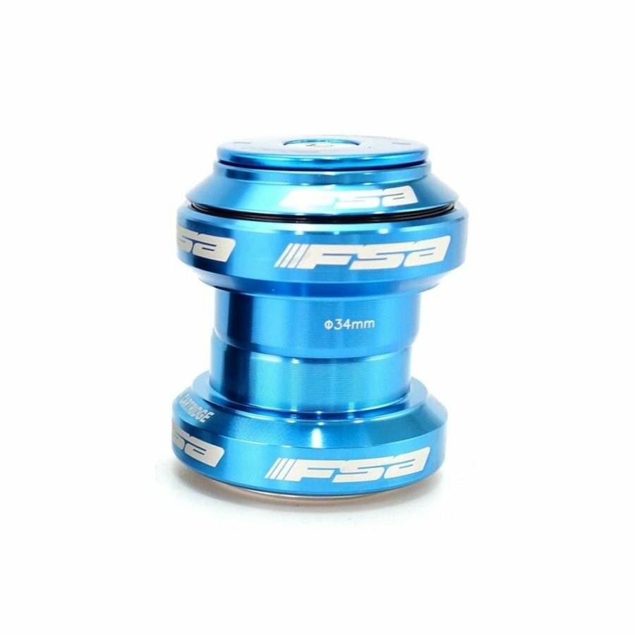 FSA Orbit MX 1-1/8" Threadless 34mm Bike Headset with top Cap - Black ...