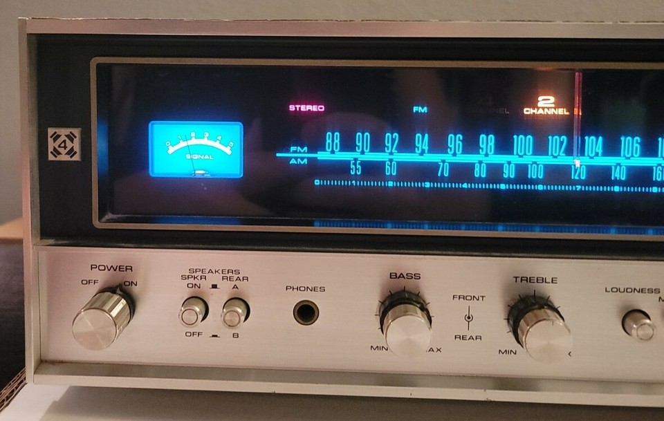 Pioneer 4 Channel Stereo AM/FM QX- 4000 Quad Receiver | eBay