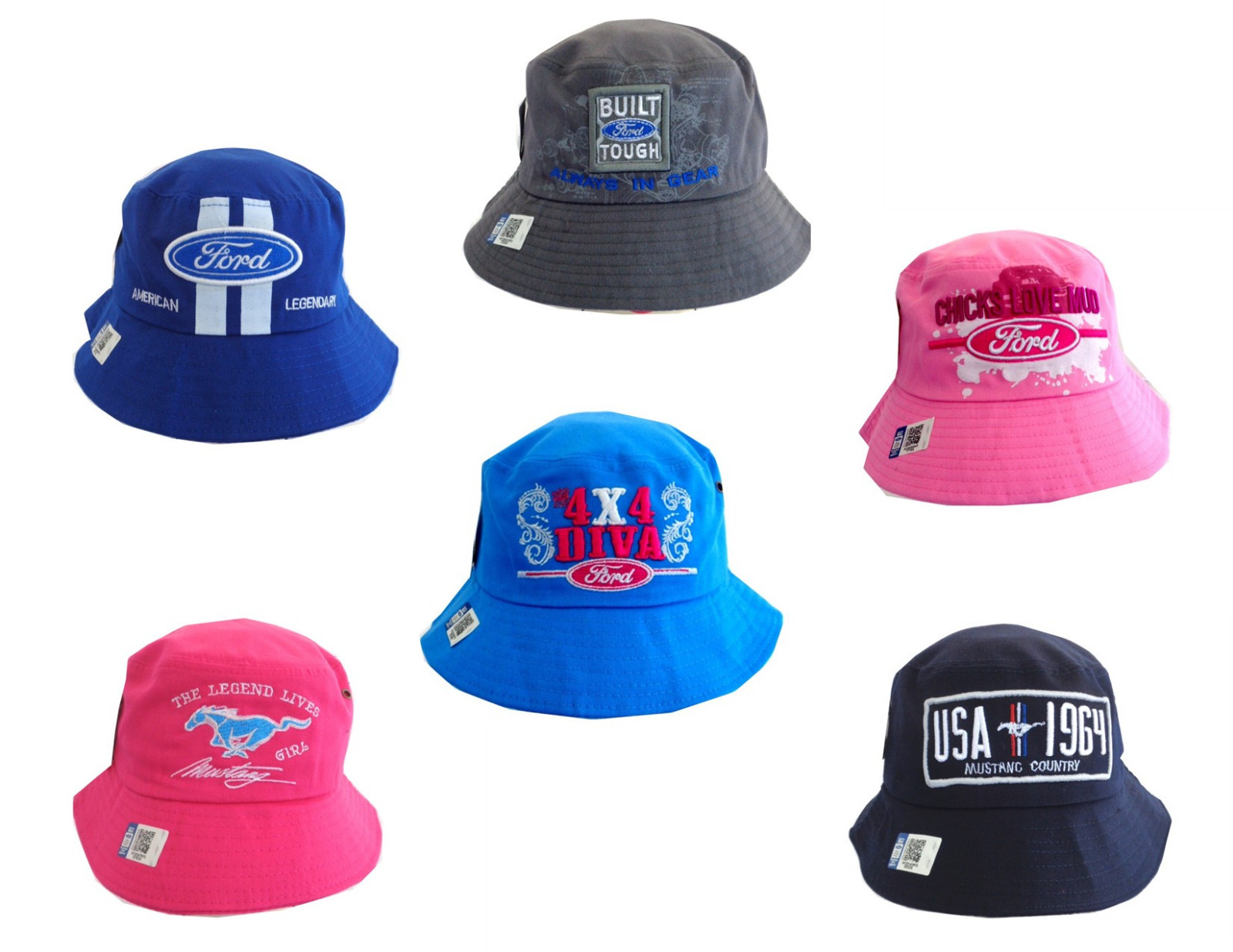 Ford Mustang Bucket Hat Built Tough Legend Country Mustang Girl Diva ...
