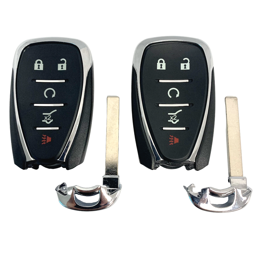 2 New Replacement Keyless Remote Key Fobs 5 Button SUV For Chevrolet ...